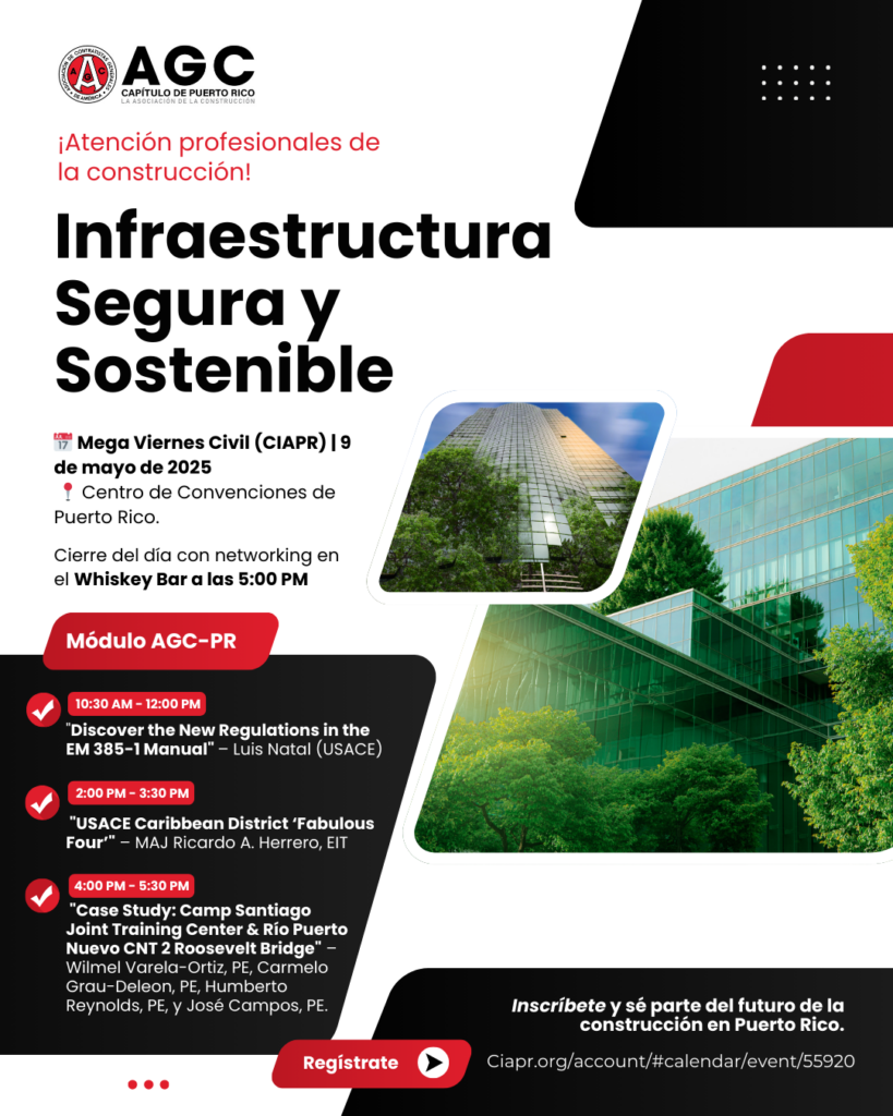 Mega Viernes Civil Presenta: Infraestructura Segura y Sostenible ...